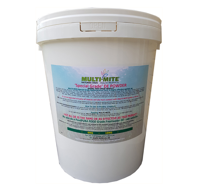MULTI MITE® 10KG Special FEED Grade DE - BUCKET - Buy Diatomaceous ...
